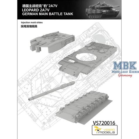 German Main Battle Tank Leopard 2 A7v Prototype
