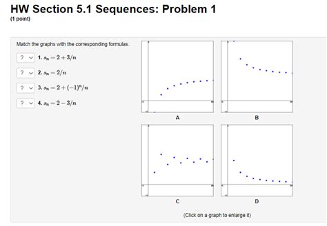Solved Hw Section 51 Sequences Problem 1 1 Point Match