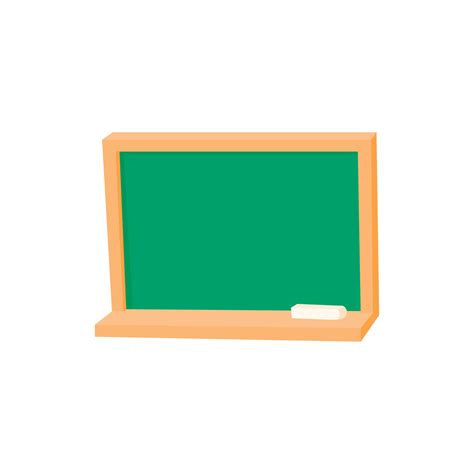 Pizarra Con Icono De Tiza Estilo De Dibujos Animados 14597028 Vector En Vecteezy