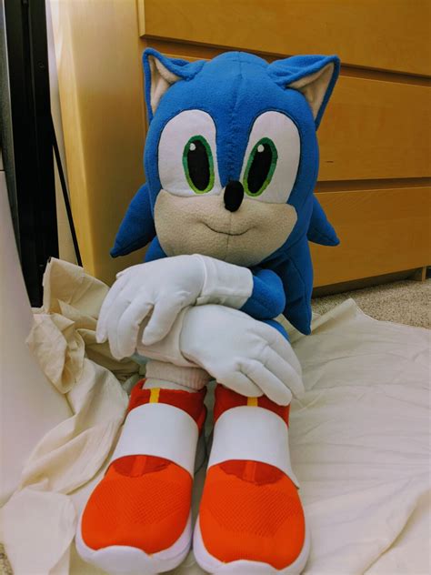Fanmade Custom Movie Sonic Plush Etsy