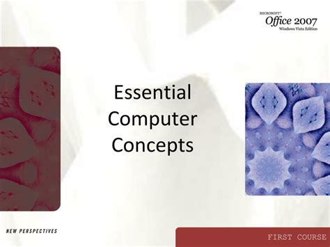 Ppt Essential Computer Concepts Powerpoint Presentation Free