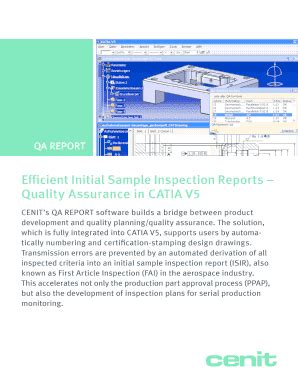 Fillable Online QA REPORT Fax Email Print PdfFiller