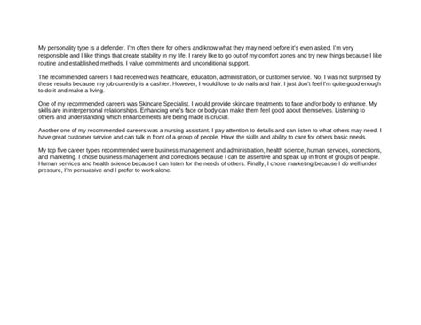 Self Assessment Analysis Portfolio Pdf