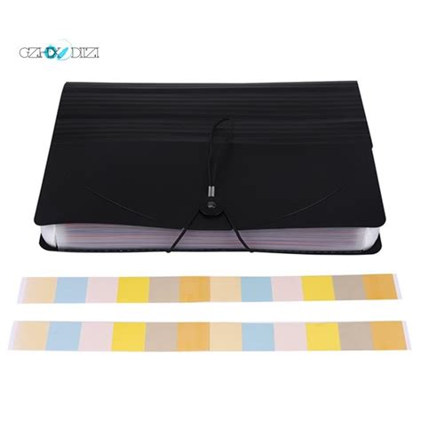 Accordian File Organizer Expandable File Folder Portable Accordian Folder Letter Size For Paper