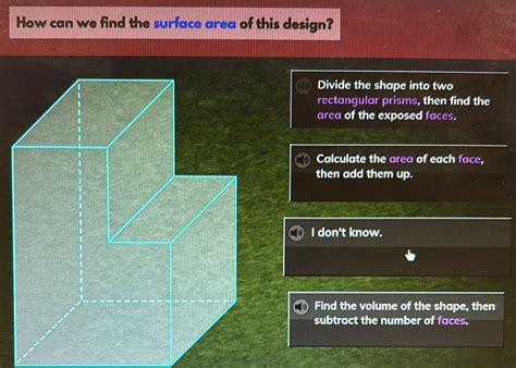 solved how can we find the surface area of this design divide the