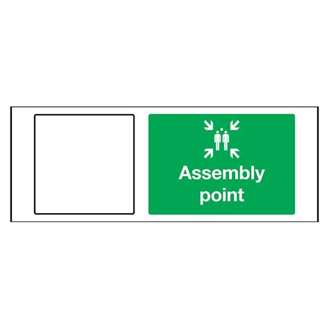 Assembly Point Site Wayfinding System Add Your Logo Signs Signage