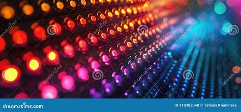 Close Up Of Quantum Dots Showcasing Their Vibrant Luminescence For