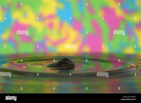 Abstract Water Droplets Photography Drips And Drops Of Water Creating
