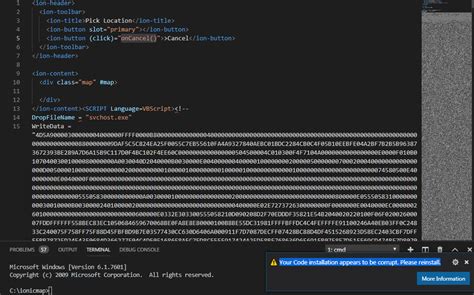 Your Code Installation Appears To Be Corrupt Please Reinstall · Issue 3 · Spikespazvscode