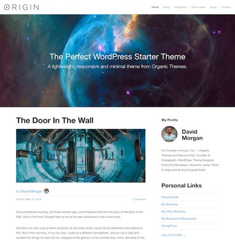 Origin WordPress Starter Theme