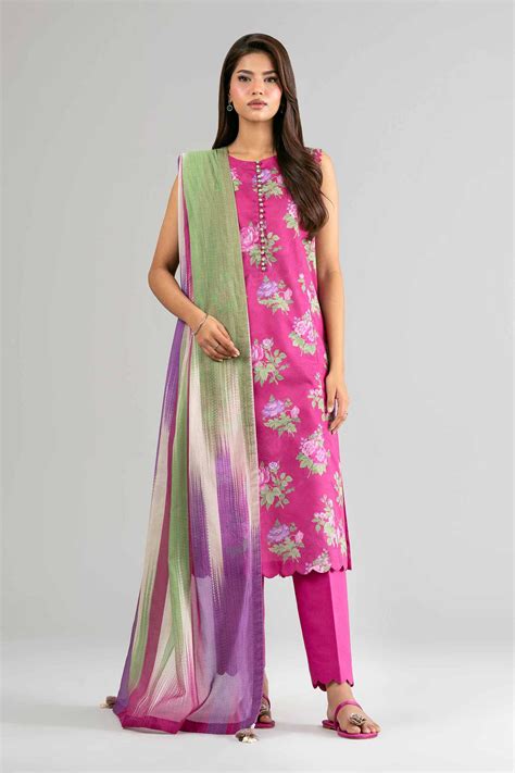 3 Pieces Digital Printed Embroidered Suit Unstitched Summer 2026 Vol 1