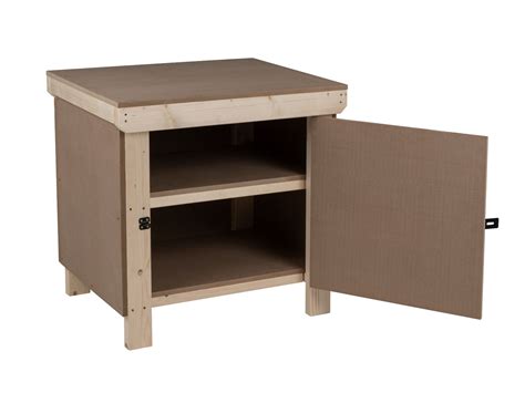 Mdf Top Workbench Lockable Cupboard For Tool Organization Arbor Garden Solutions
