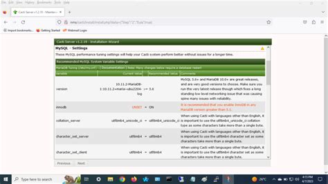 Cacti Setup Error Linux Spiceworks Community