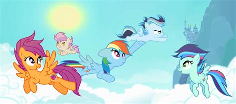 Mlp Pegasus Flying Filly Base