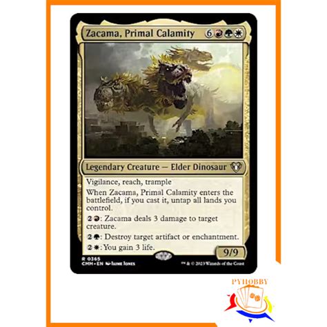 Mtg Commander Masters Zacama Primal Calamity Shopee Thailand