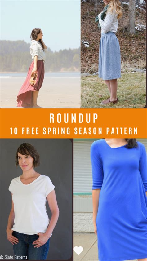O Free Spring Season Patterns On The Cutting Floor Printable Pdf Sewing Patterns And