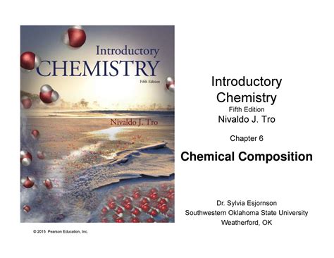 Chapter 6 PPT Introductory Chemistry Fifth Edition Nivaldo J Tro Chapter 6 Chemical