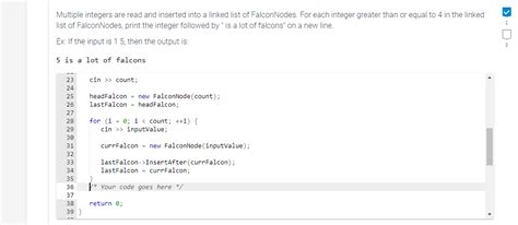 Solved Multiple Integers Are Read And Inserted Into A Linked