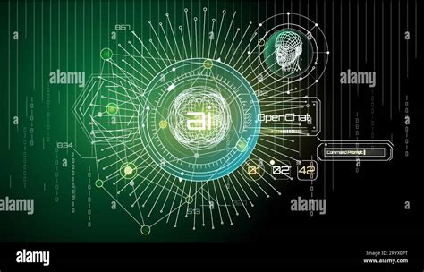 Vector Infographics About Creating A Data Matrix And Synchronizing Work With AI Stock Vector