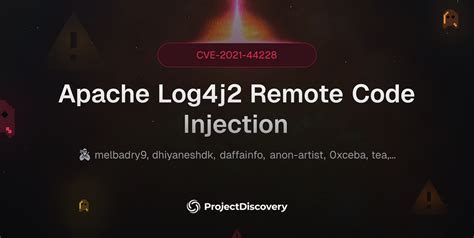 Apache Log4j2 Remote Code Injection
