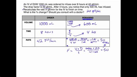 Flow Rate Equation Nursing Tessshebaylo