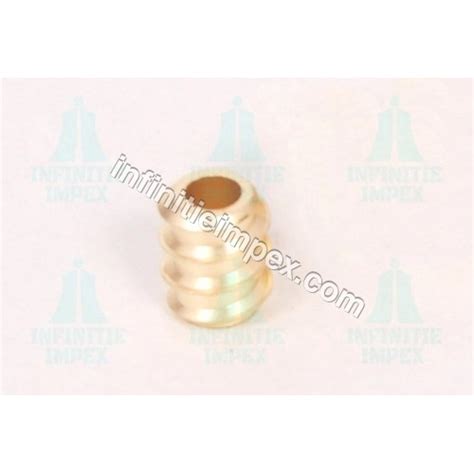 Golden Brass Threaded Wood Inserts At Best Price In Jamnagar Infinitie Impex