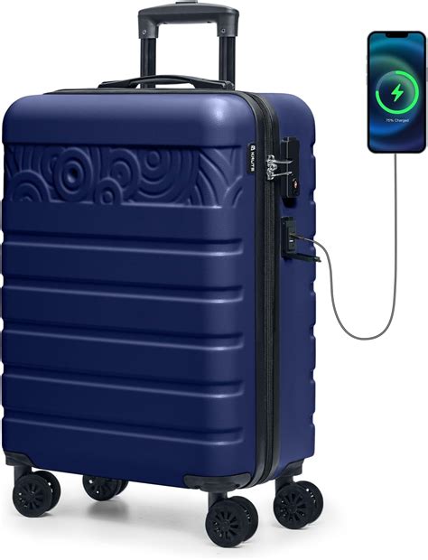 Krute Carry On Luggage With Wheels 21 Inch Airline