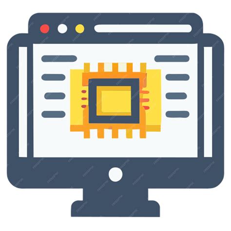 Premium Vector Software Components Icon
