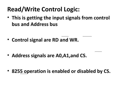 Programmableperipheralinterface 8255 Ppt Ppt Computer Peripherals