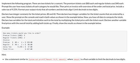 Solved Implement The Following Program There Are Two