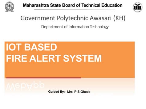 IoT Fire Alert System Presentation