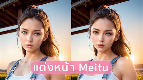 แต่งหน้า Ai ด้วยแอพ Meitu สวยและทำตาคมชัด