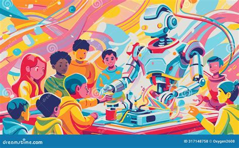 Robot Workshop Vector Banner 113993691