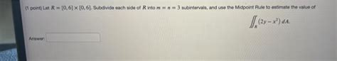 Solved Point Let R Subdivide Each Side Of R Chegg Com