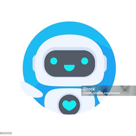 지능형 로봇이 있는 자동 응답 시스템은 정보를 제공하고 문제가 있는 고객을 돕습니다 Brand Name Online Messaging Platform에 대한 스톡 벡터 아트