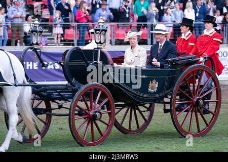 The Prince Of Wales At The Opening Of The New Jubilee Stand At Ludlow