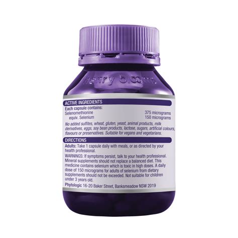 Selenium Forte Mcg Vegetarian Capsules Henry Blooms