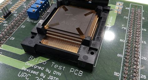 Detail Of The 144 Pads Encapsulated Version Of The Fabricated Ic