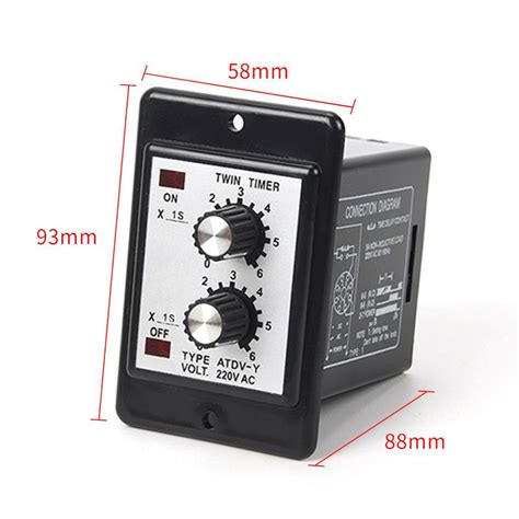 ATDV Y Dual ปรบจบเวลา S S M M Twin รเลยตงเวลาแถมขาซอกเกต Shopee Thailand