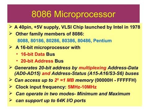 stack memory organization of 8086 microprocessor ppt