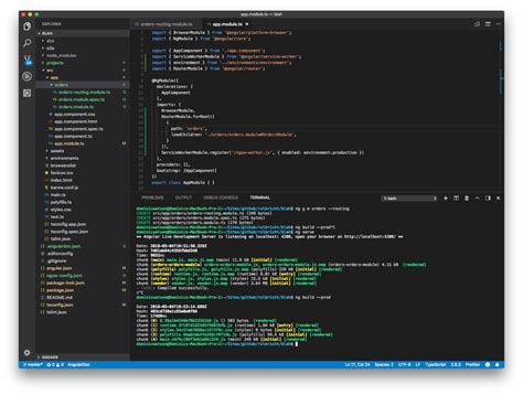 Compilation Fails When Using Lazy Loading Feature Modules · Issue 10630 · Angularangular Cli