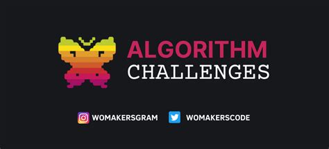 Github Womakerscode Challenges Algorithms Reposit Rio Referente Desafios Sobre Algoritmos