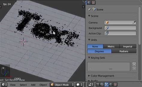 Blender Force Field Harmonic