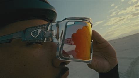 Shield Glasses Translucent Green Spatzwear