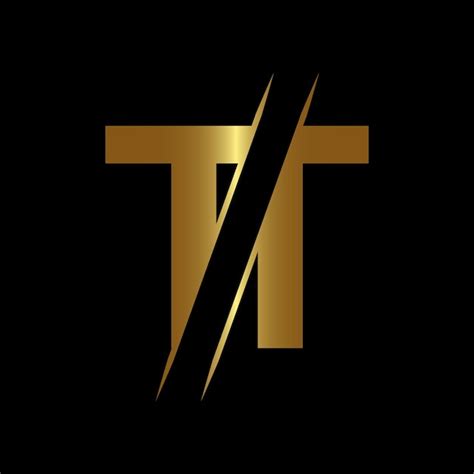 Premium Vector Tt Letter Logo Design Template Elements Tt Letter Vector Logo