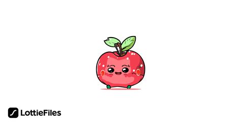 free apple animation by nurlan bissenov lottiefiles