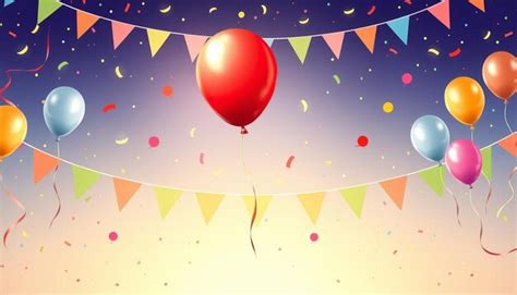 Baloon Background Beautiful Colorful Image Illustration Premium Ai