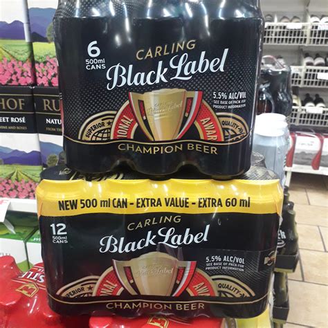 Carling Black Label 24x500ml Box Longtom Cans Beer Call A Drink