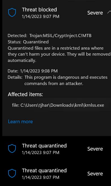 Do Not Use Krnl While In The Installation Process Of Krnl My Pc Warned Me Of 12 Whole Trojan
