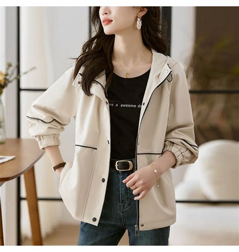 여자 바람막이 점퍼 잠바 코트 봄가을 숏기장 루즈핏 만 상의 Be3 티몬